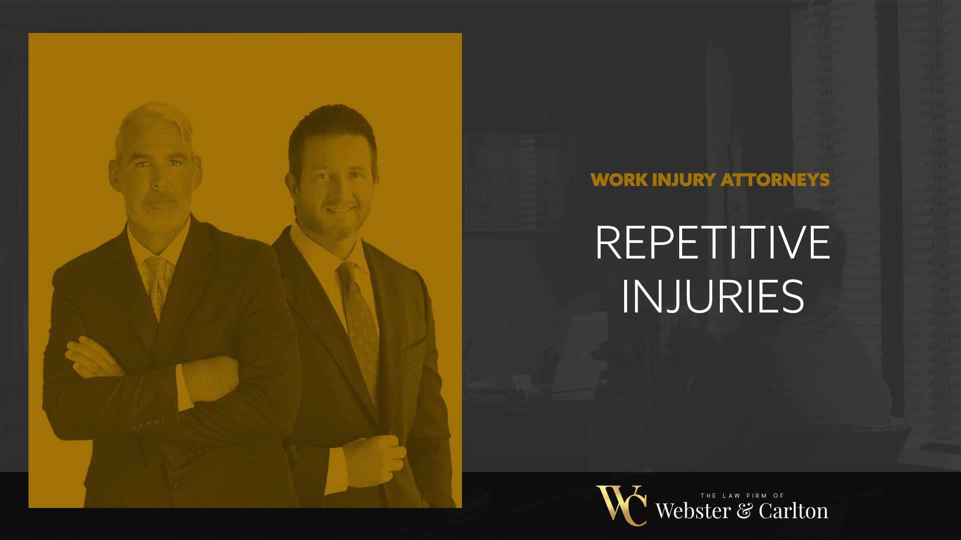 Repetitive Injuries in Missouri Workers Compensation | Webster & Carlton